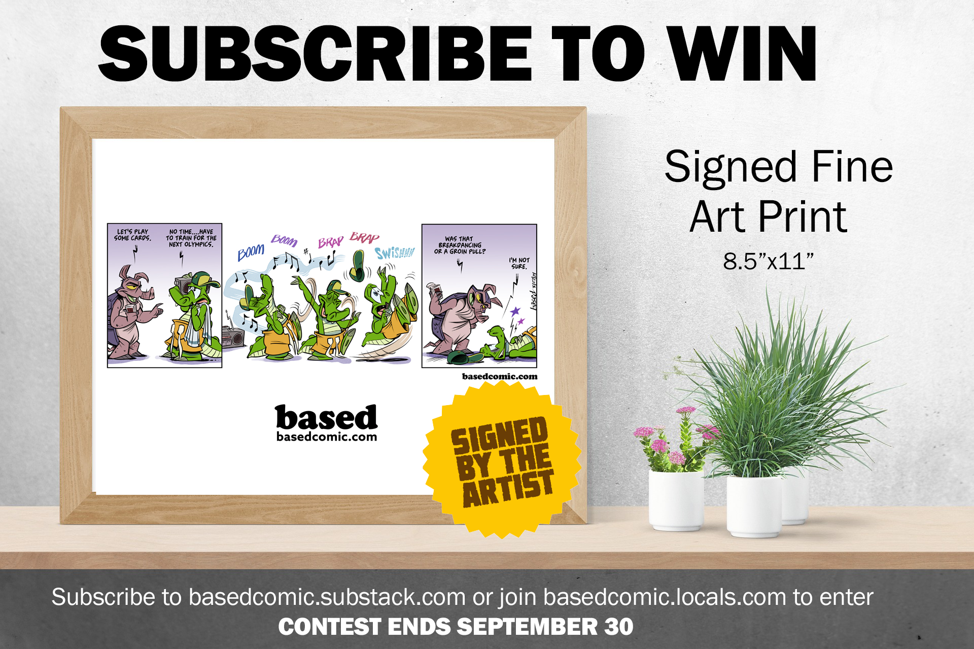 Print Giveaway - Based Comic