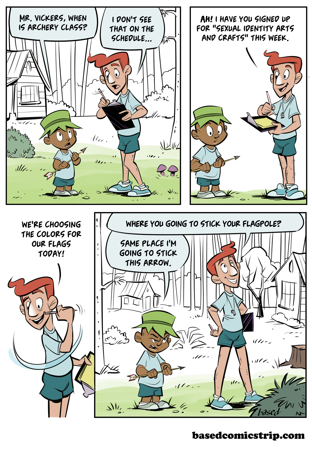 Raise Your Flag - Based Comic