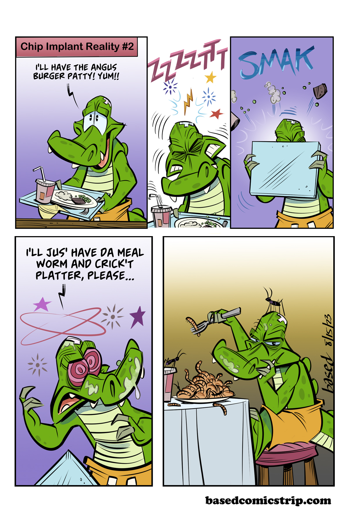Crickets for Dinner - Based Comic